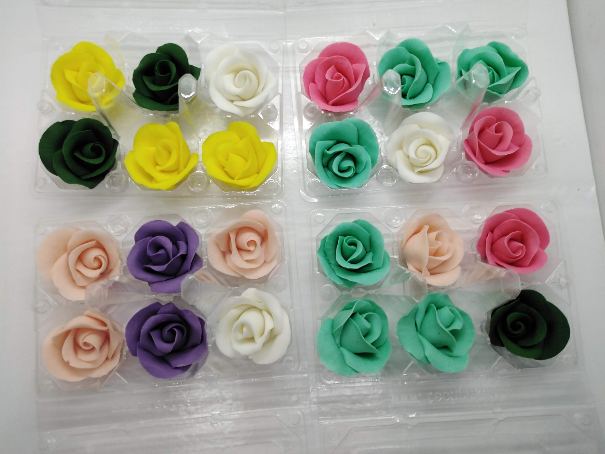 Edible Rose Flower 6pc - Quality Baking & Cake Decorating Accessories