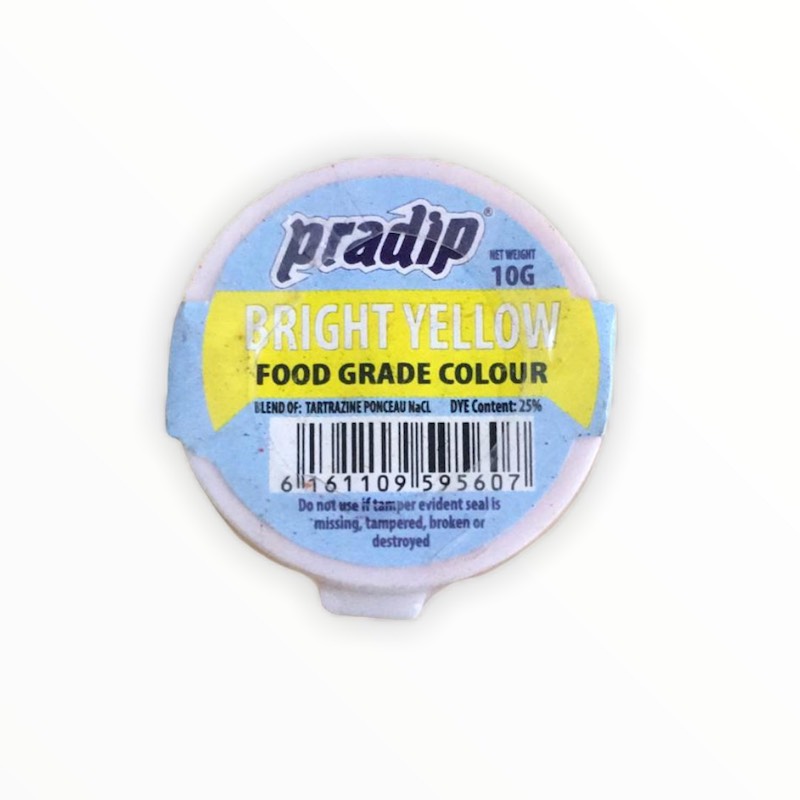 Pradip Bright Yellow Food Colour 10 Gms - Quality Baking & Cake ...