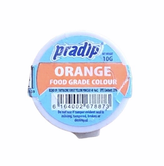 Pradip Orange Food Colour 10 Grams - Quality Baking & Cake Decorating ...
