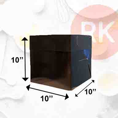 Extra Tall Black Box - Quality Baking & Cake Decorating Accessories