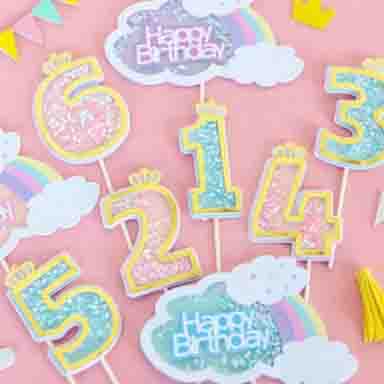 Number Shaker Topper - Quality Baking & Cake Decorating Accessories