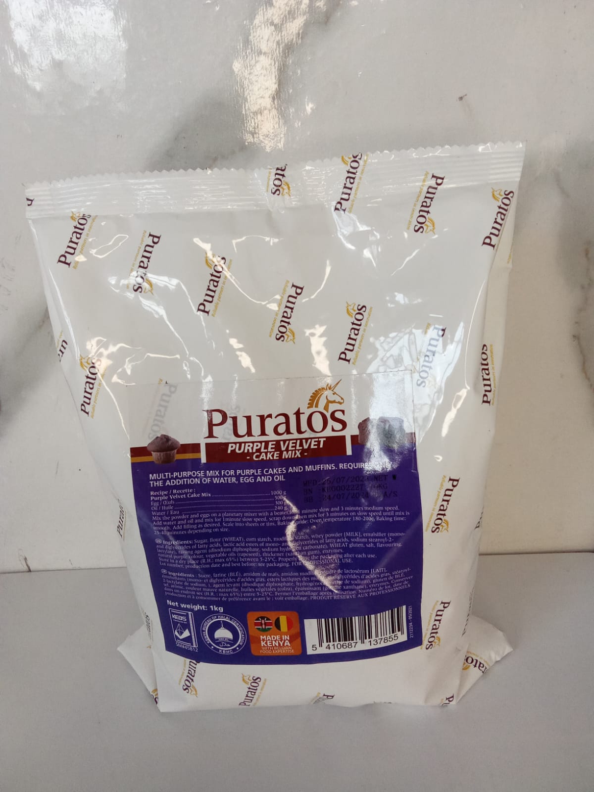 Puratos Purple Velvet cake Mix 1kg - Quality Baking & Cake Decorating Accessories