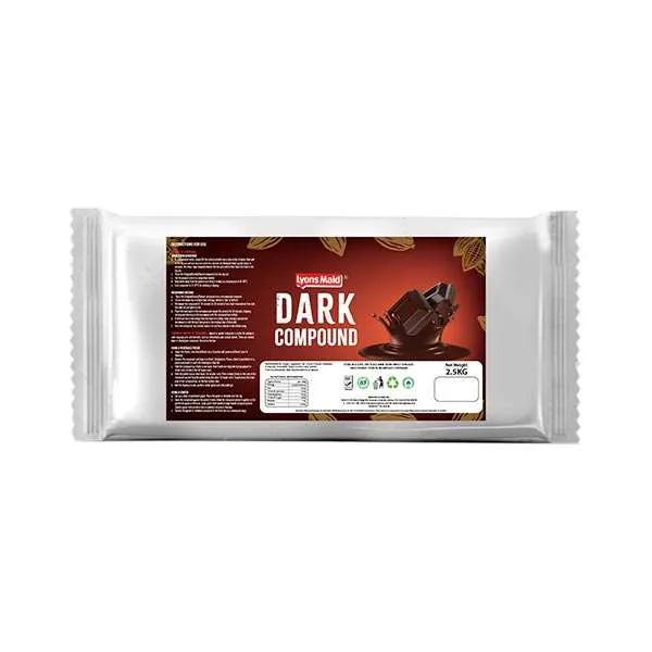 Lyons Dark Chocolate Compound 2.5kg - Quality Baking & Cake Decorating ...
